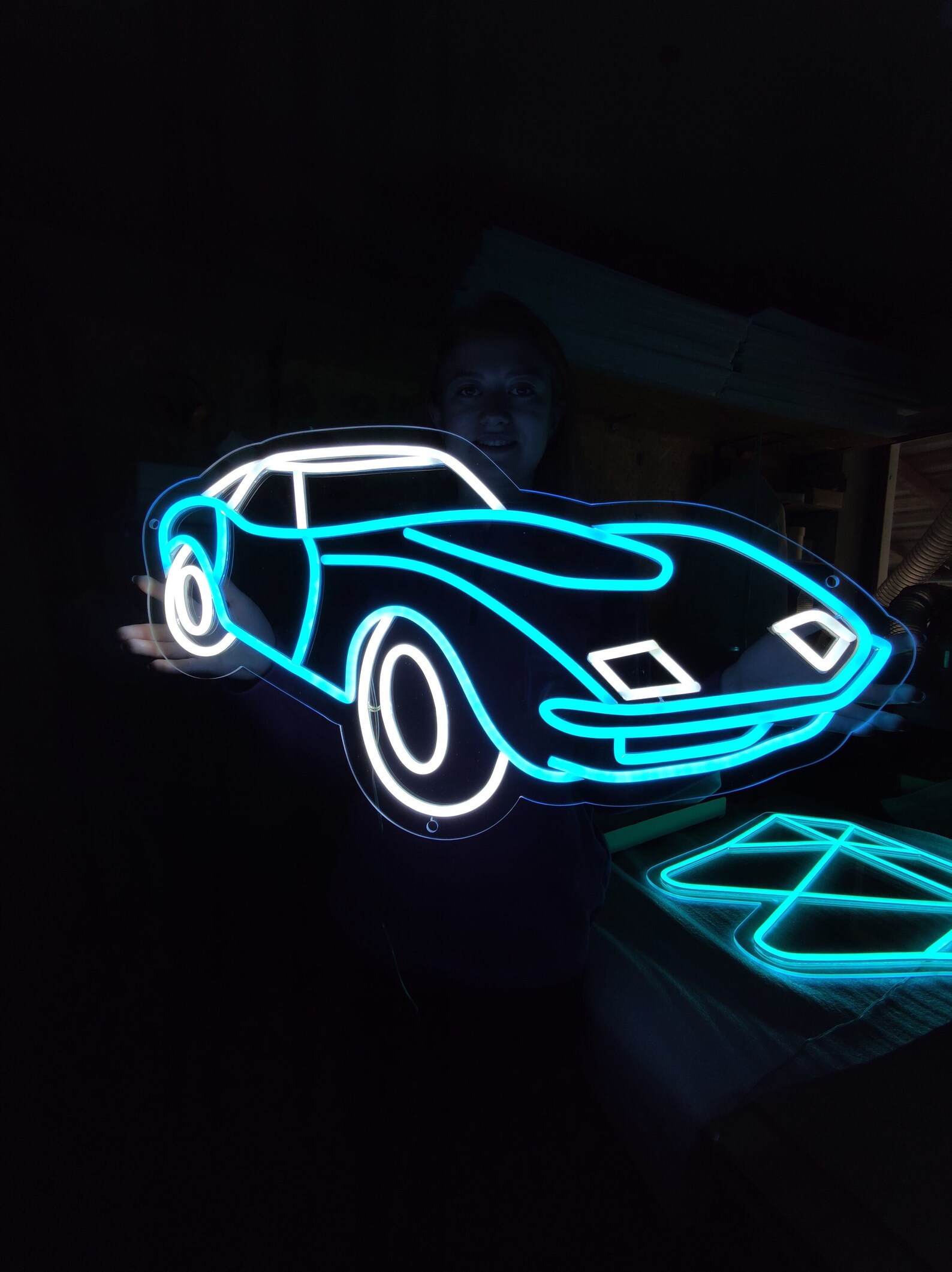 Car Neon Sign, Retro Car Led Light Sign, Custom Vintage Neon Light up ...