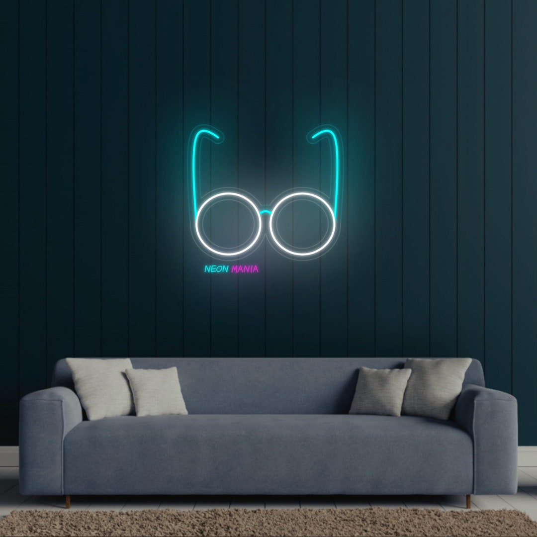 Eyeglasses Neon Sign, Reading Glasses Led Neon, Eyeglasses Led Lights ...