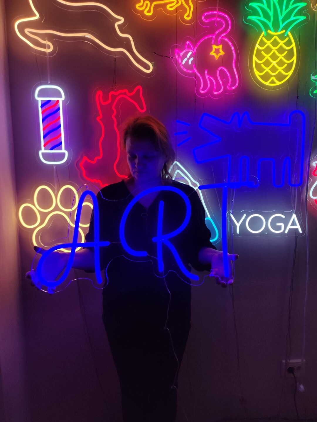 Art Neon Sign. Custom Art Light Sign. Art Classes Led Decor. Art School ...