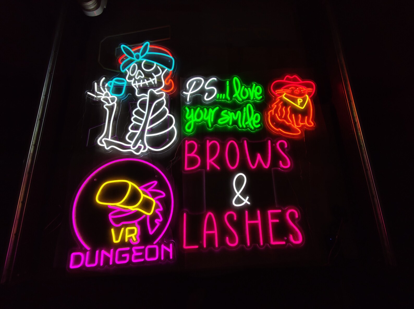 Brows & Lashes Neon Sign, Lashes Led Light, Brows Led Sign, Beauty ...