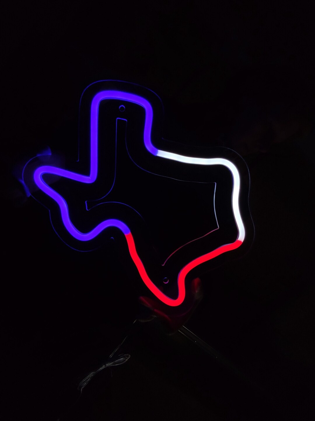 Texas Neon Sign, Texas Map Led Neon, Western Led Light, Light Sign ...