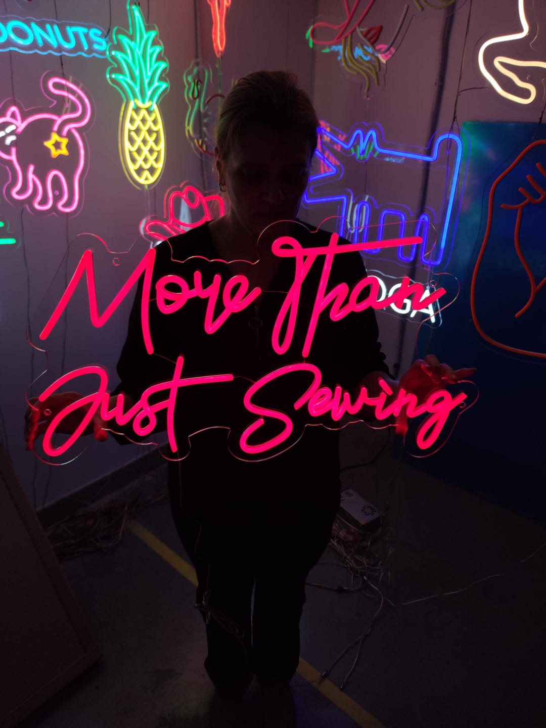 More Than Just Sewing Neon Sign. Sewing Led Decor. Sewing Wall Sign - Etsy