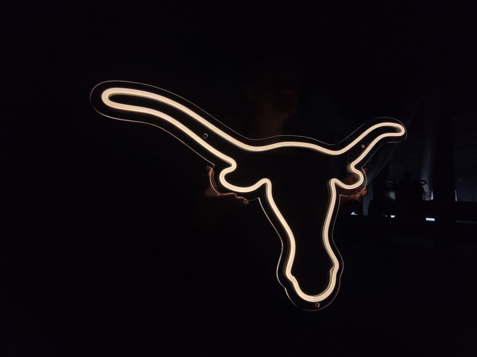 Longhorn Bull Neon Sign Bull Head Led Neon Longhorn Head - Etsy