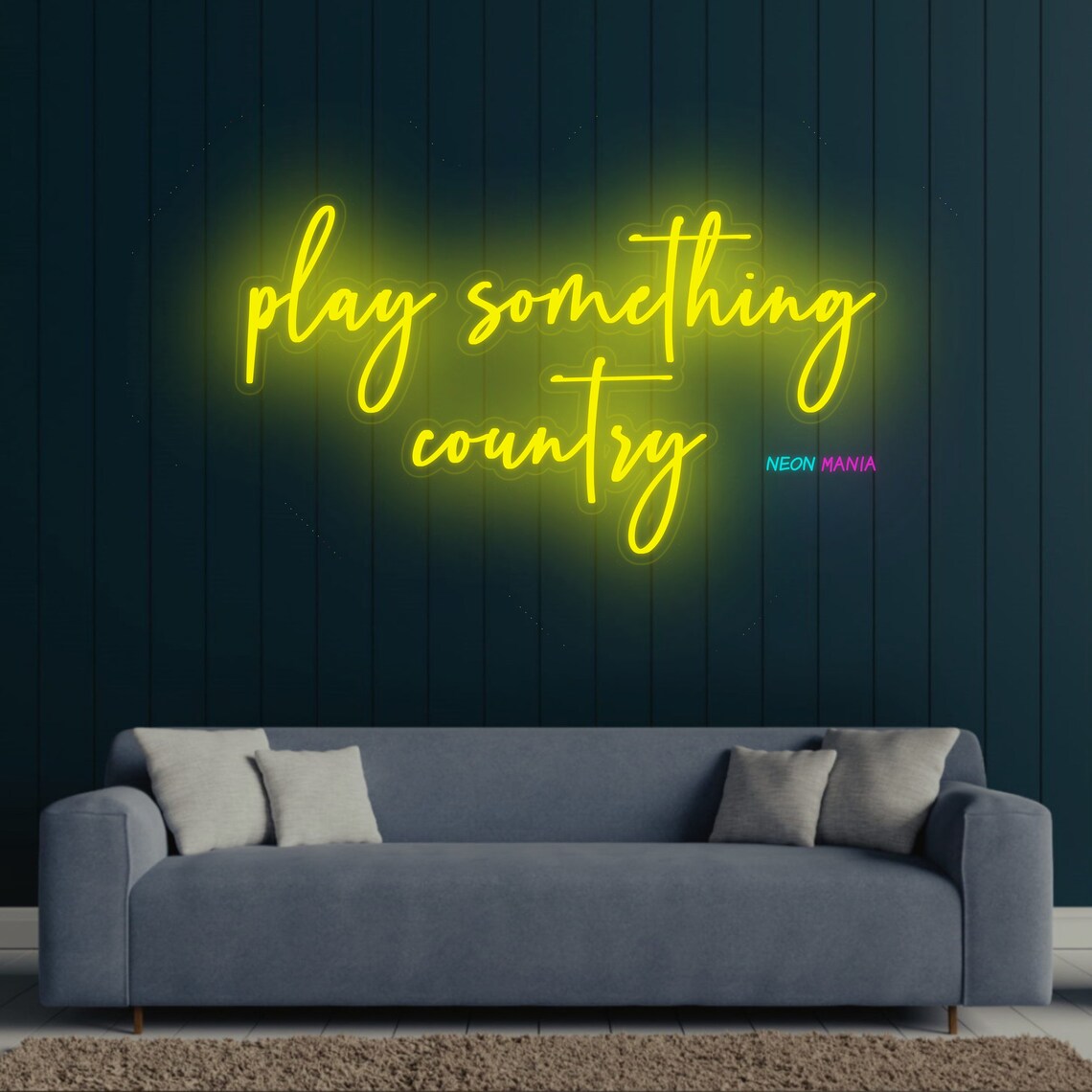 Play Something Country Neon Sign Music Neon Light Play Led - Etsy