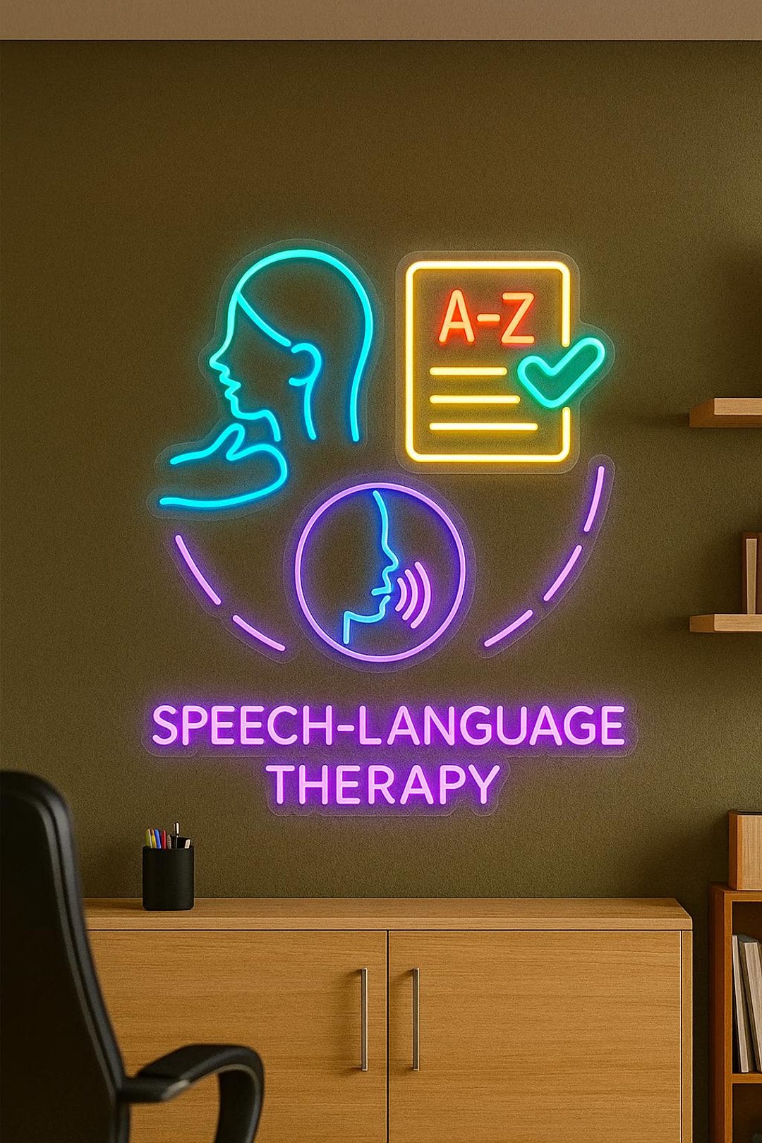Speech Path Neon Sign. Speech Therapy Led Sign. Medical Neon Decor. - Etsy