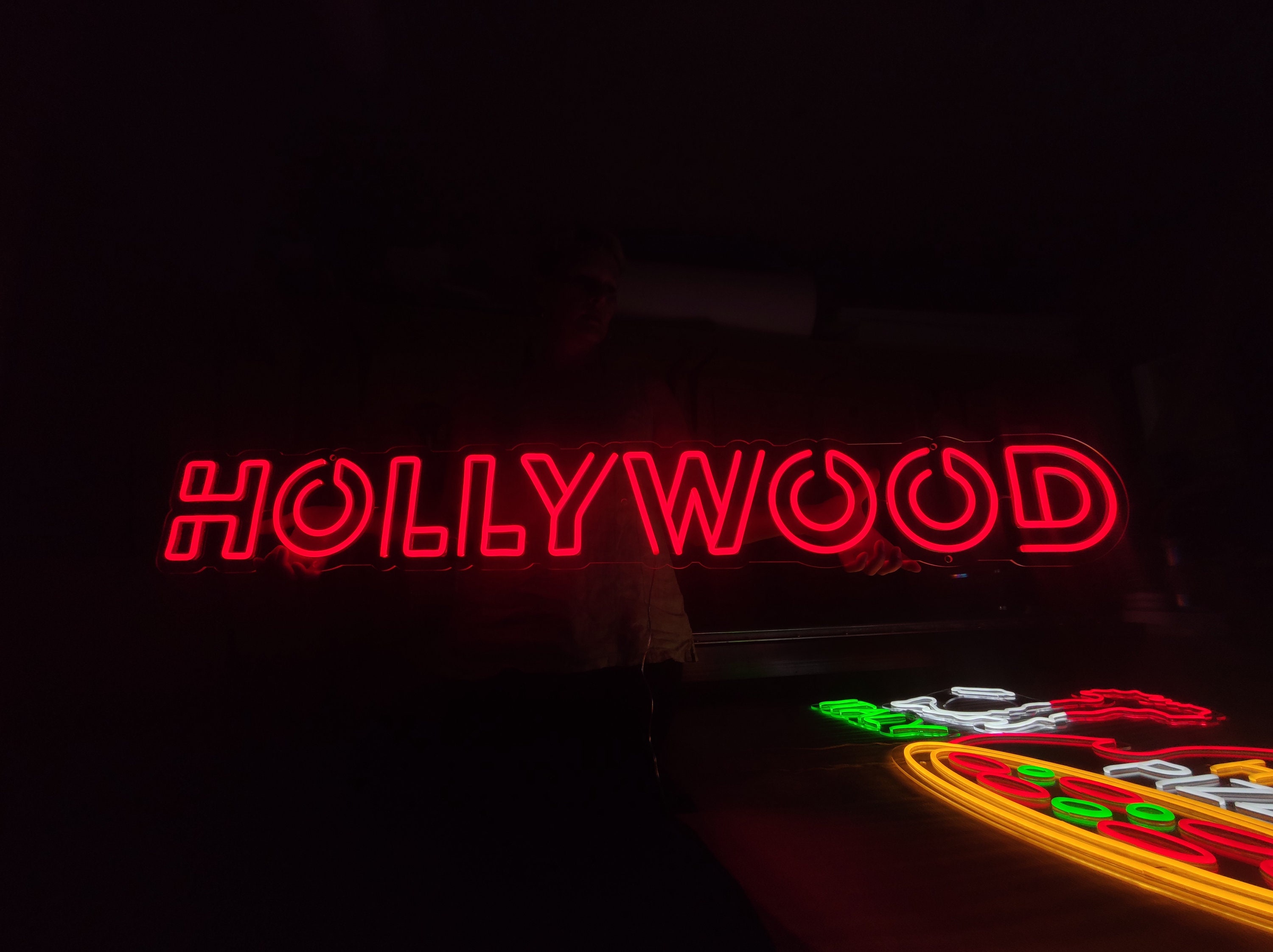 Hollywood Sign Lights