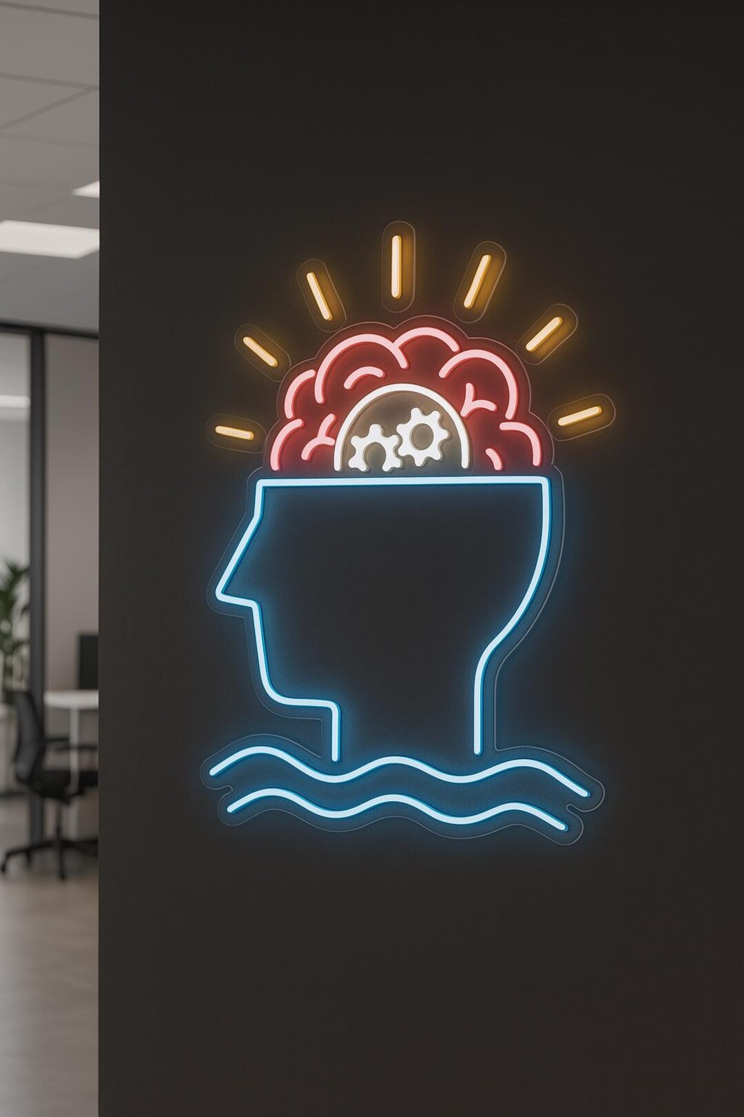 Offices and Corporate Spaces Neon Sign. Workspace Led Sign. Gift Idea ...