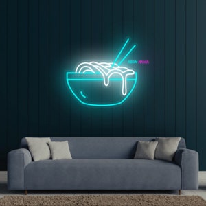 Noodles Neon Sign, Chinese Food Led Light, Egg Noodles Led Neon, Noodle ...