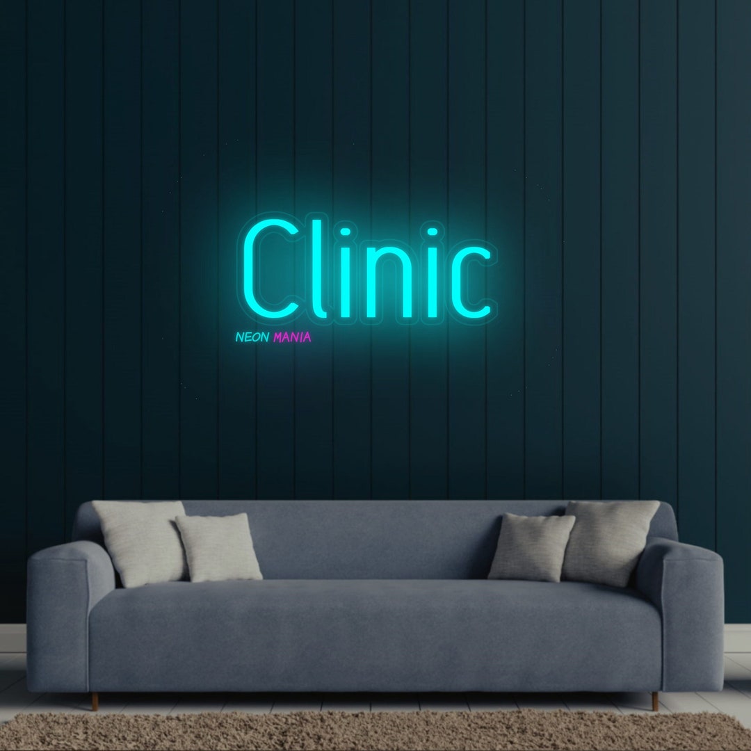 Clinic Neon Sign, Medicine Led Light, Sign for Hospital Neon Light Wall ...