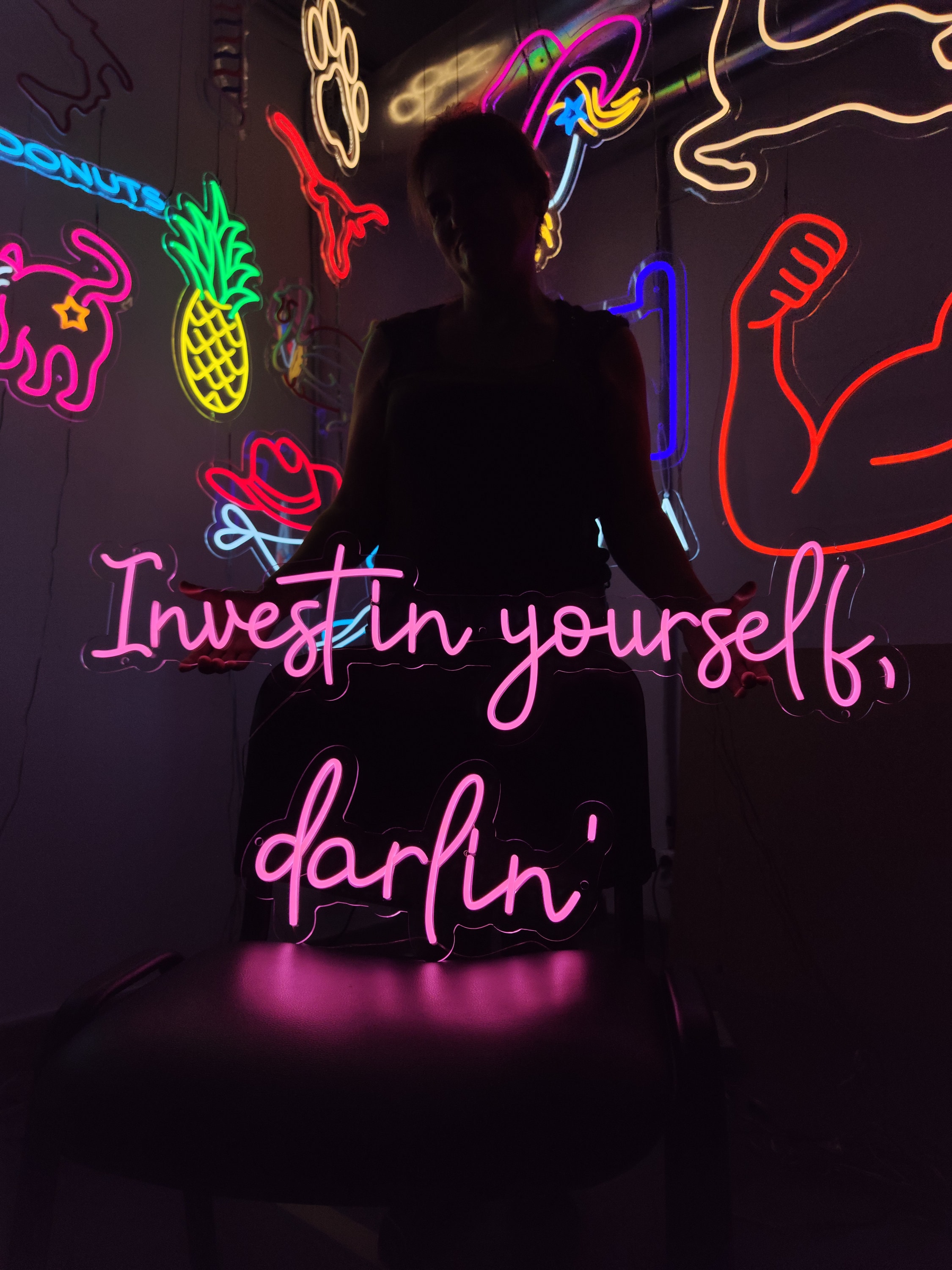 Invest in Yourself Darling Neon Sign: Light up Your Beauty Salon, Spa ...