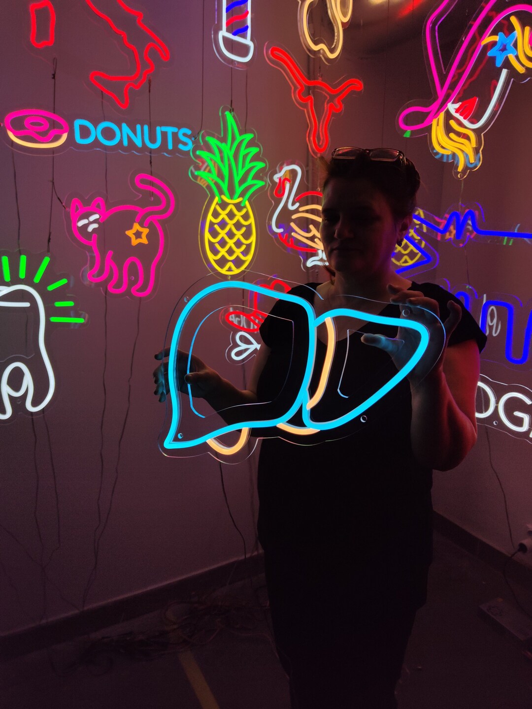 Liver Neon Sign, Human Liver Led Sign, Human Organ Decor Led Light ...