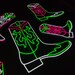 Cowboy Boot Neon Sign Cowboy Shoe Led Sign Western Neon - Etsy