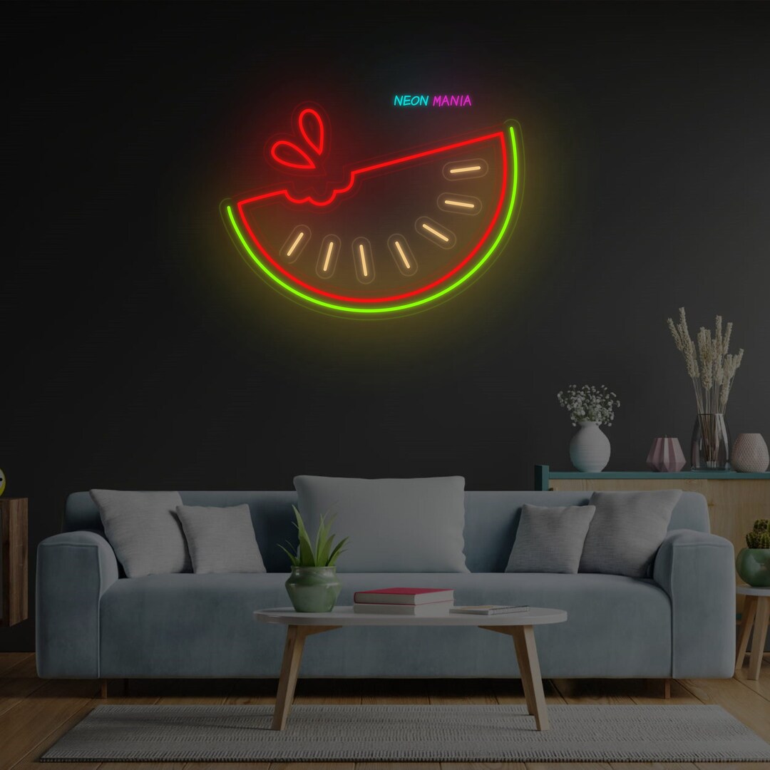 Watermelon Neon Sign: Light up Summer Fun. Fruit Led Neon Sign. - Etsy