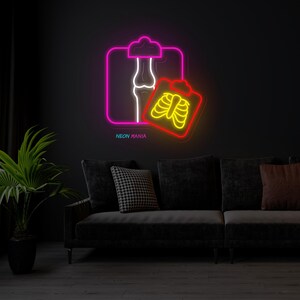 X-ray Neon Light - Medical Office Sign. Custom Radiology Sign. X-ray ...