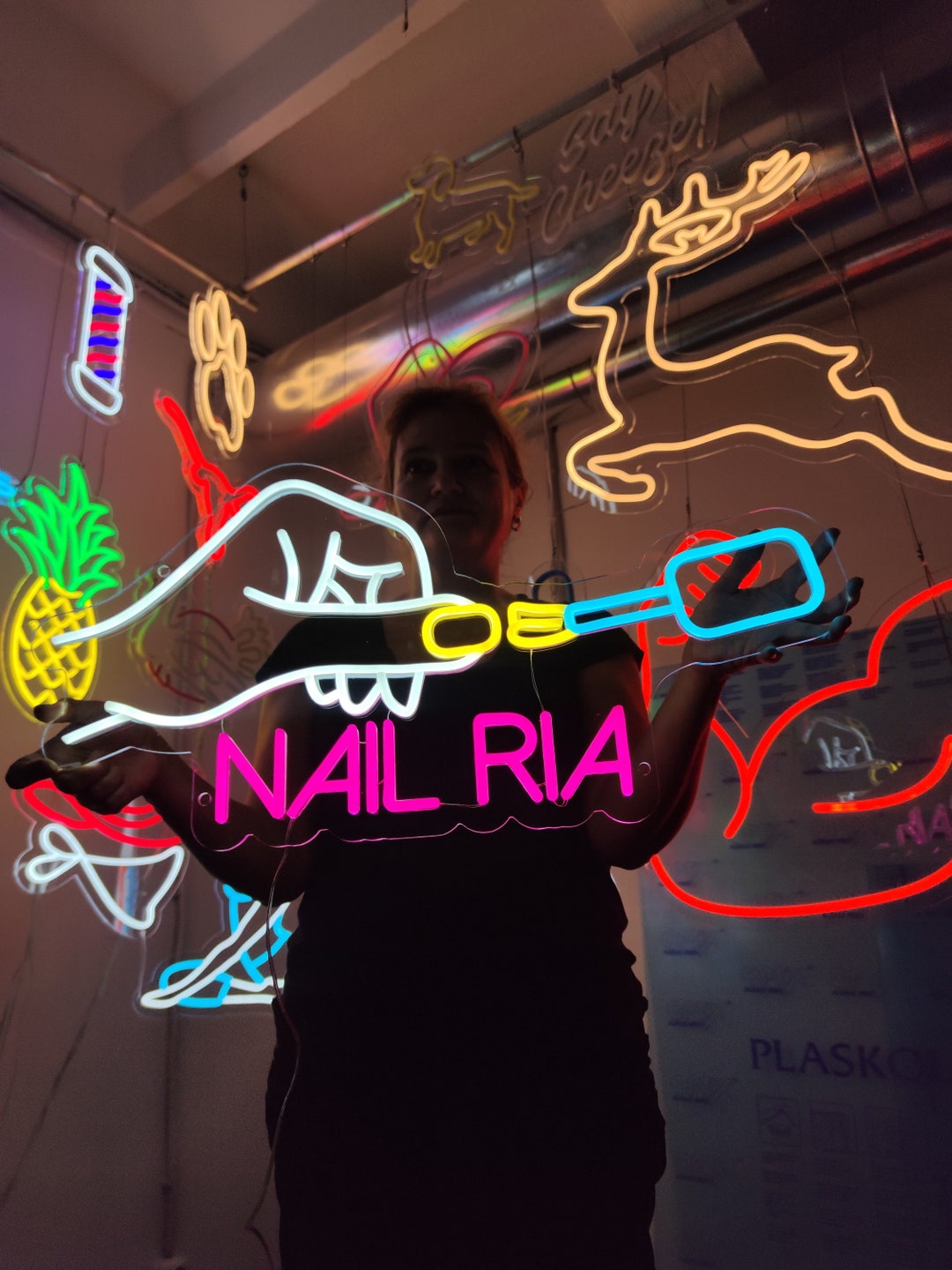 Nail Salon Neon Sign, Nails Studio Led Neon, Beauty Salon Led Lights ...