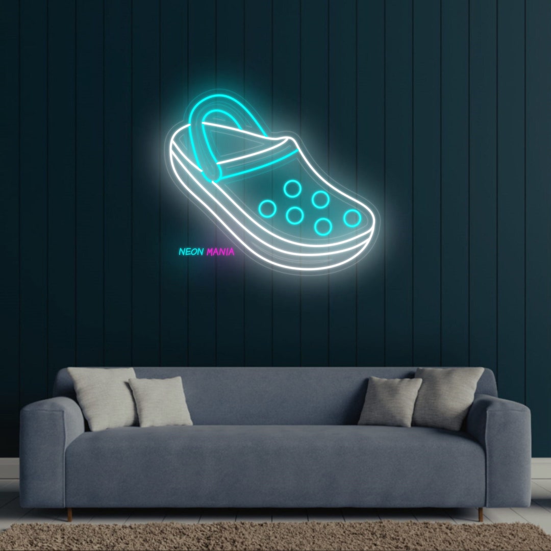 Shoe Neon Sign, Footwear Led Sign, Summer Shoe Led Light, Footwear Neon ...