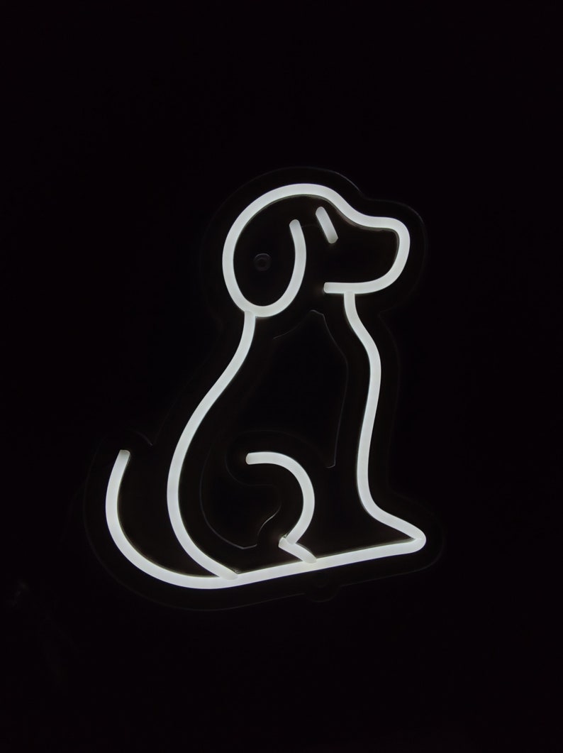 Dog Neon Sign Animal Neon Light Pet Led Light Custom Dog - Etsy