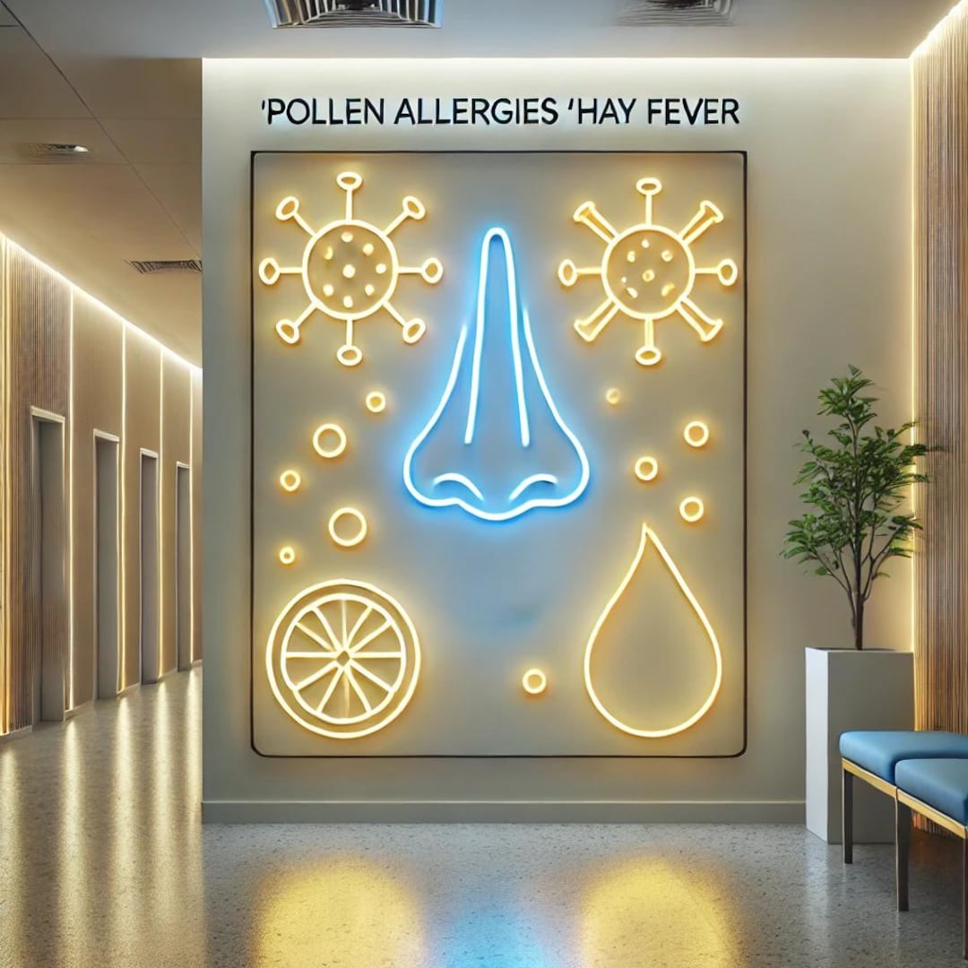 Custom Allergy LED Neon Sign. Clinic Led Decor. Pet Allergies, Drug ...