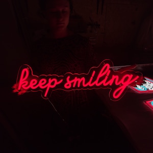 Keep Smiling Neon Sign, Medicine Led Light, Dentist Neon Light Wall ...