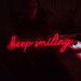 Keep Smiling Neon Sign, Medicine Led Light, Dentist Neon Light Wall ...