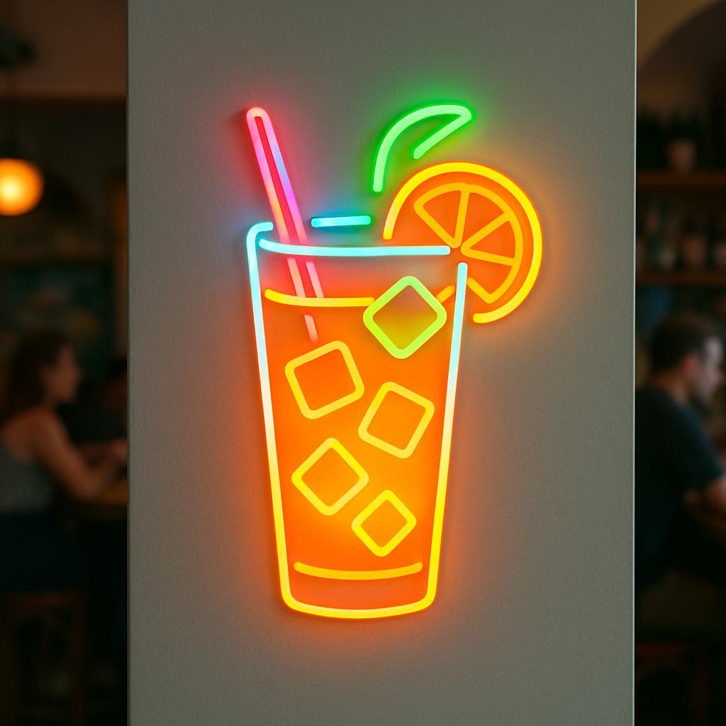 Cocktail Neon Sign. Nightclubs Light. Bar Led Sign. Bartender Gift Idea ...