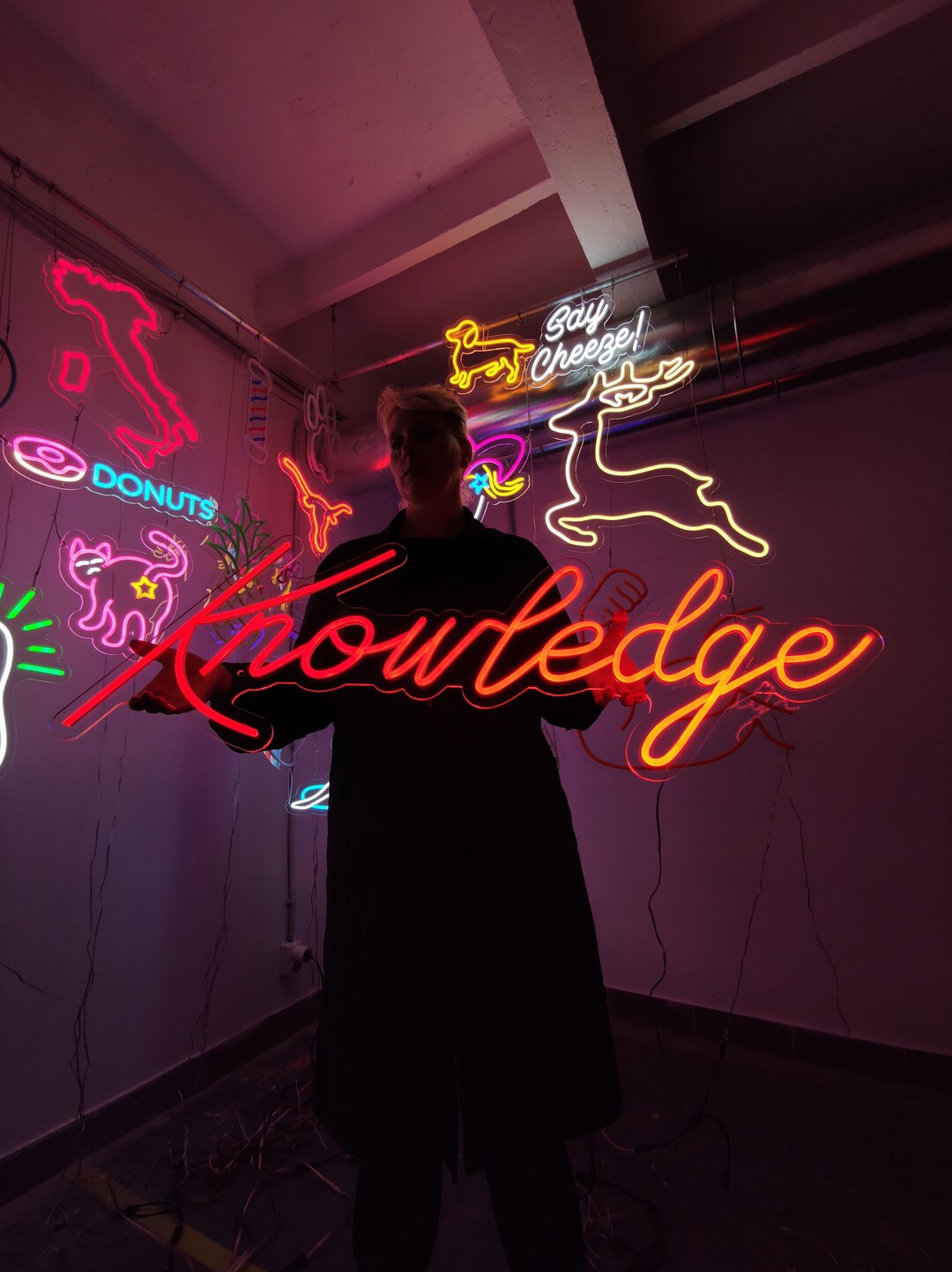 Knowledge Neon Sign, Custom Education Sign, Led Learning Sign, Light ...
