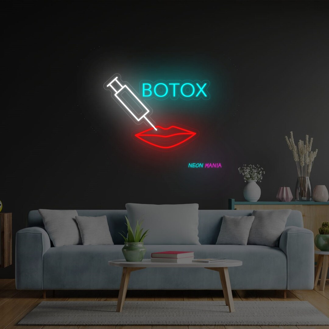 Botox Neon Sign, Lip Flip Led Sign, Custom Beauty Salon Sign, Cosmetics ...