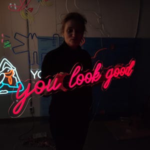 You Look Good Neon Sign: Light up Your Beauty Salon. Beauty Room Led ...
