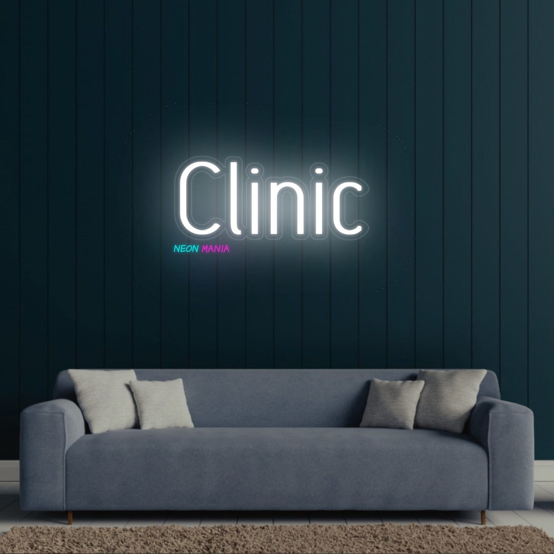 Clinic Neon Sign, Medicine Led Light, Sign for Hospital Neon Light Wall ...