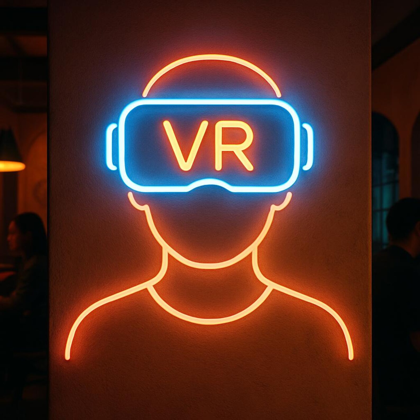 VR Neon Sign: Custom Gamer LED Light, Virtual Reality Decor - Etsy