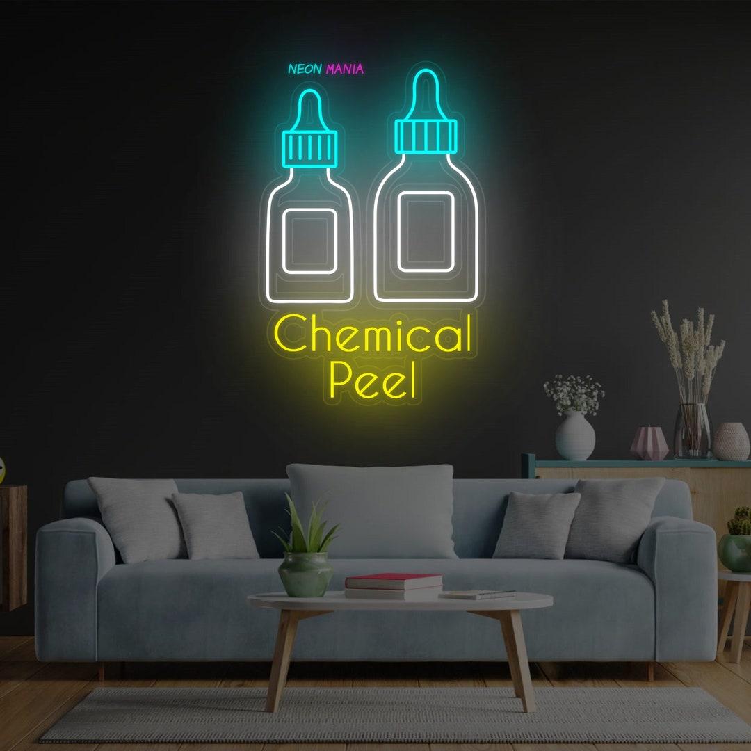 Chemical Peel Neon Sign: the Perfect Sign for Dermatologists ...