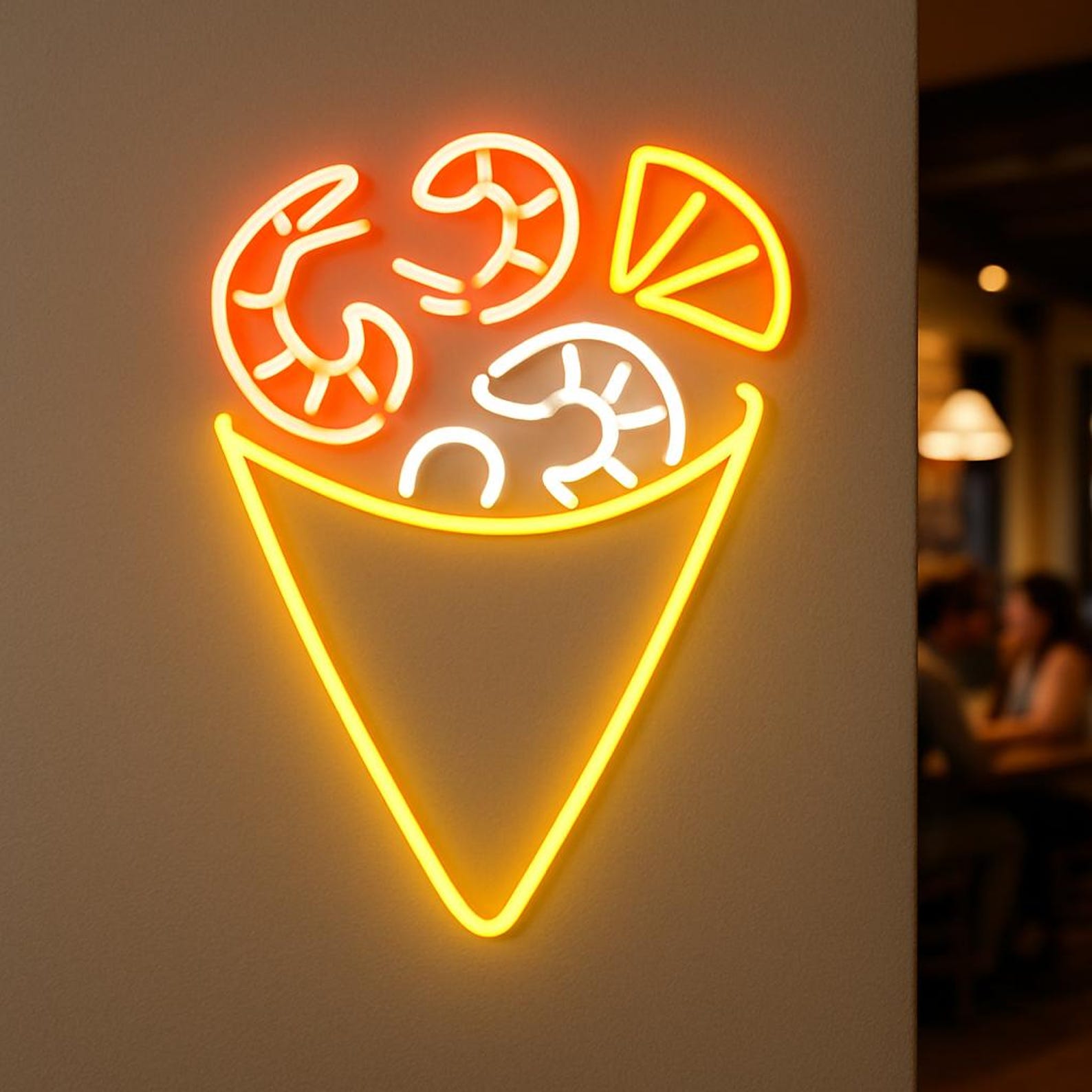 Seafood Restaurants Neon Sign. Cooking Light. Food Led Sign. Gift Idea ...