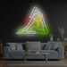 Yoga Girl Neon Sign Gymnast Led Light Yoga Poses Led Neon - Etsy