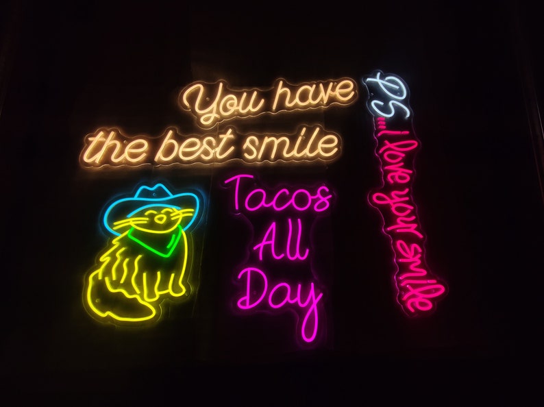 You Have the Best Smile Neon Sign, Smile Led Light, Dentist Neon Light ...