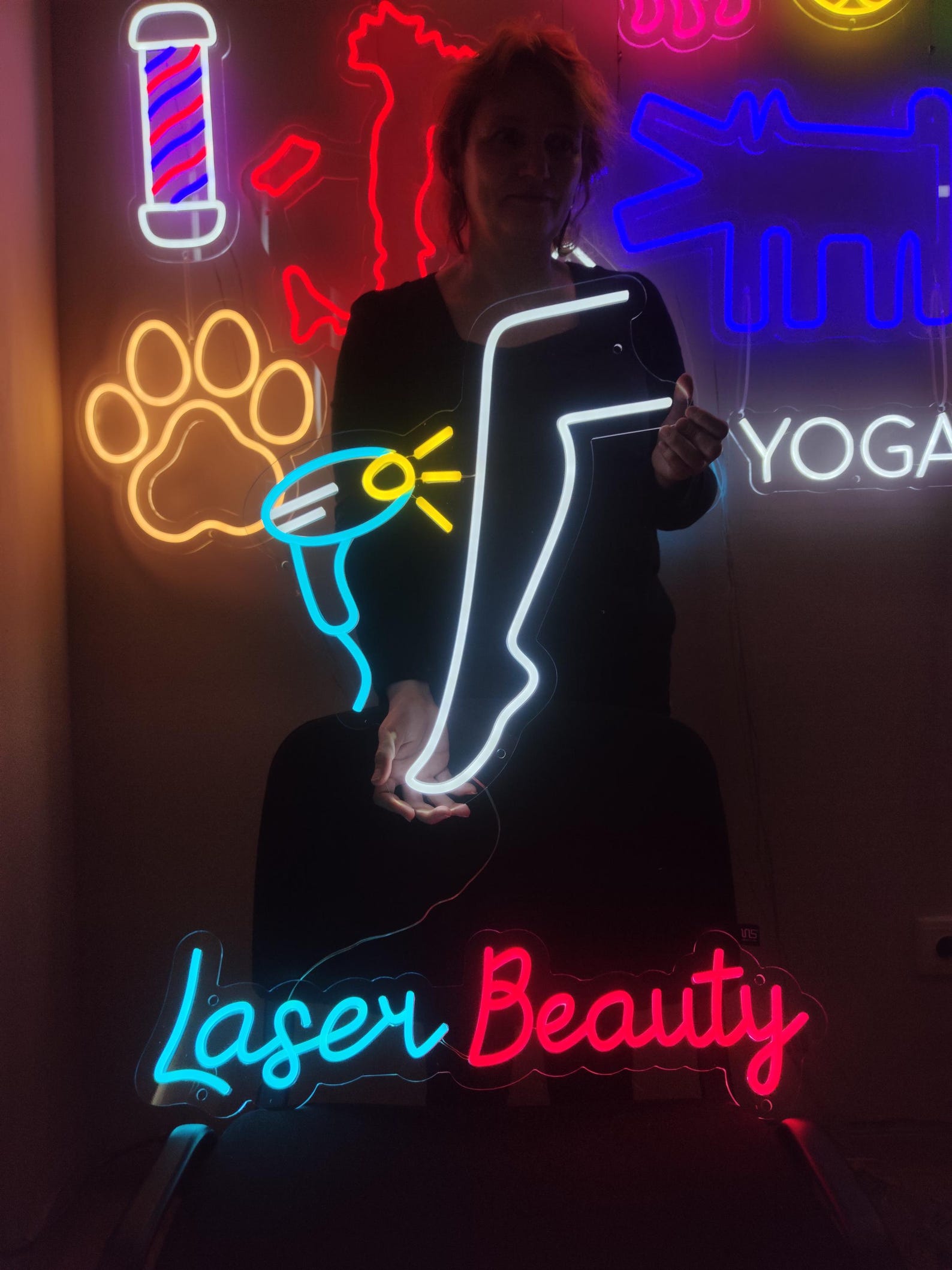 Lazer Hair Removal Neon Sign, Beauty Salon Decor Led Neon, Body Laser ...