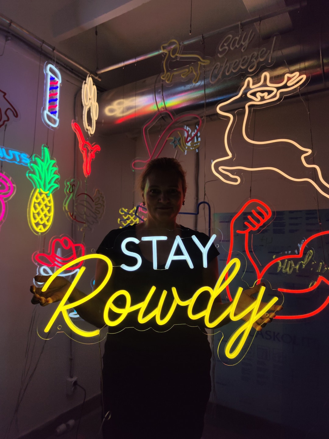 Stay Rowdy Neon Sign, Carefree Led Sign, Western Led Sign, North ...