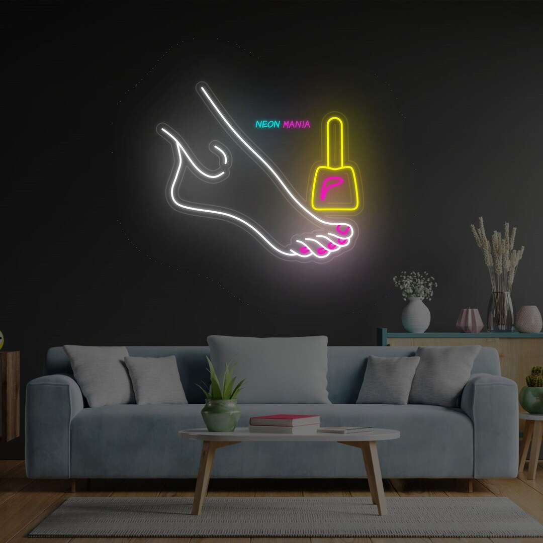 Pedicure Neon Sign, Spa Pedicure Led Neon, Beauty Salon Led Lights ...