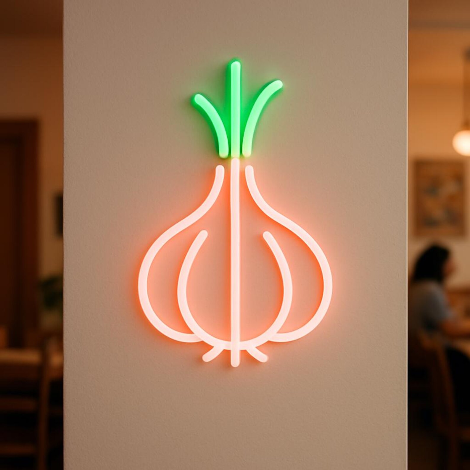 Garlic Neon Sign. Ranch Light. Restaurant Led Sign. Aromatic Vegetable ...