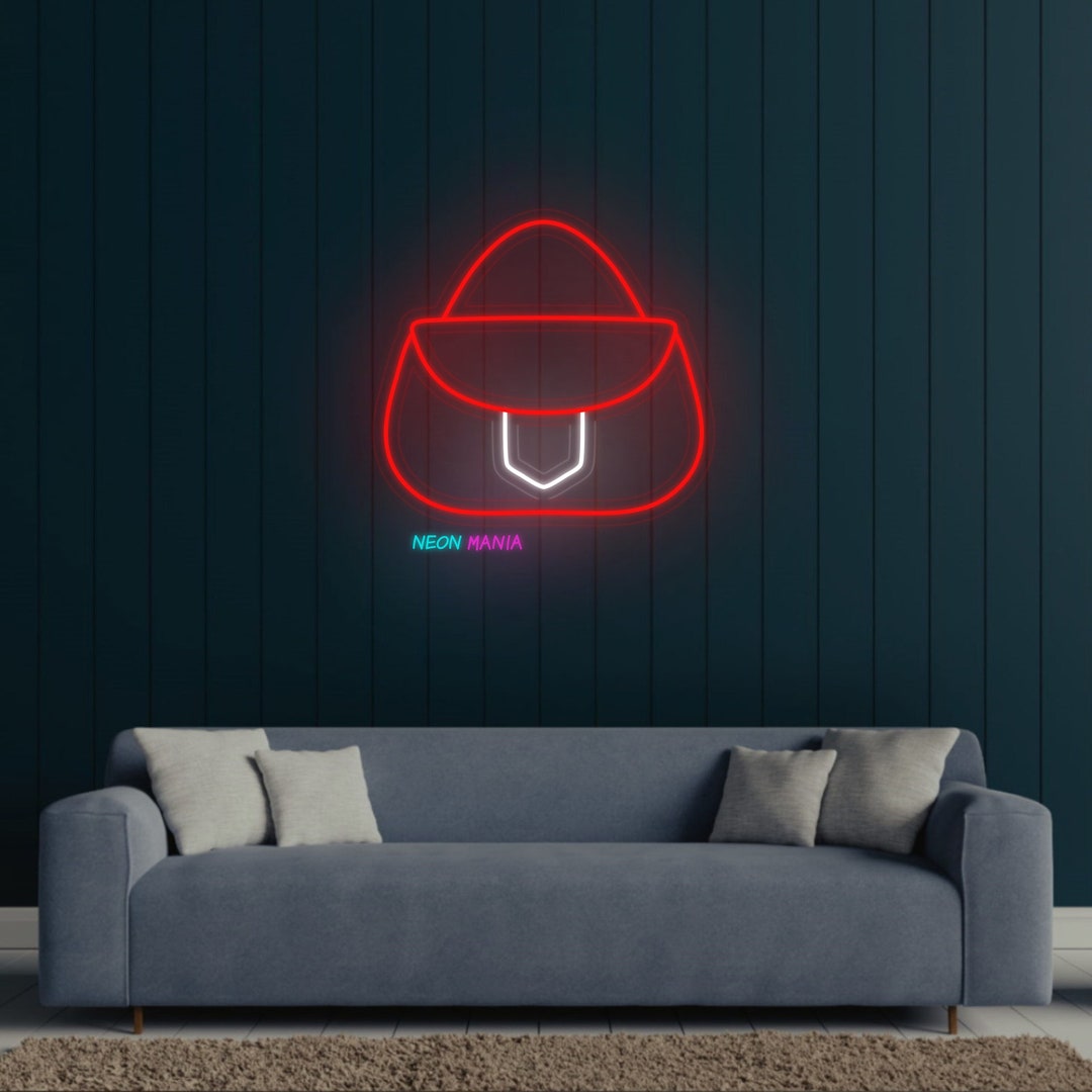 Handbag Neon Sign, Woman Small Handbag Led Neon, Small Bag Led Light ...