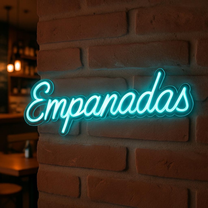 Empanadas Neon Sign. Dumplings Neon Light. Argentine Cuisine Led Light ...