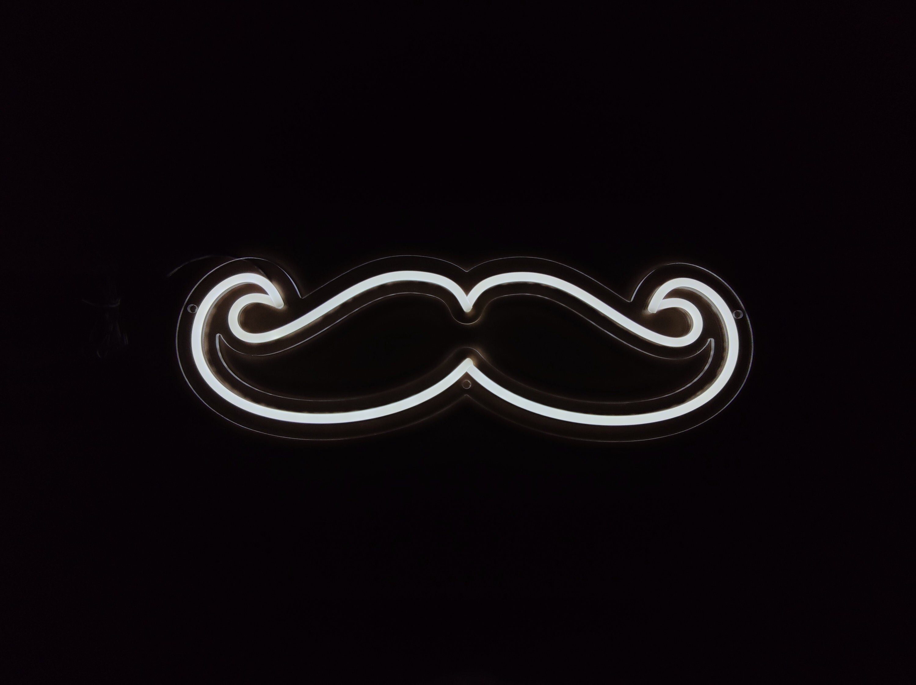 Mustache Neon Sign, Barbershop Led Neon, Barber Salon Led Light, Custom ...