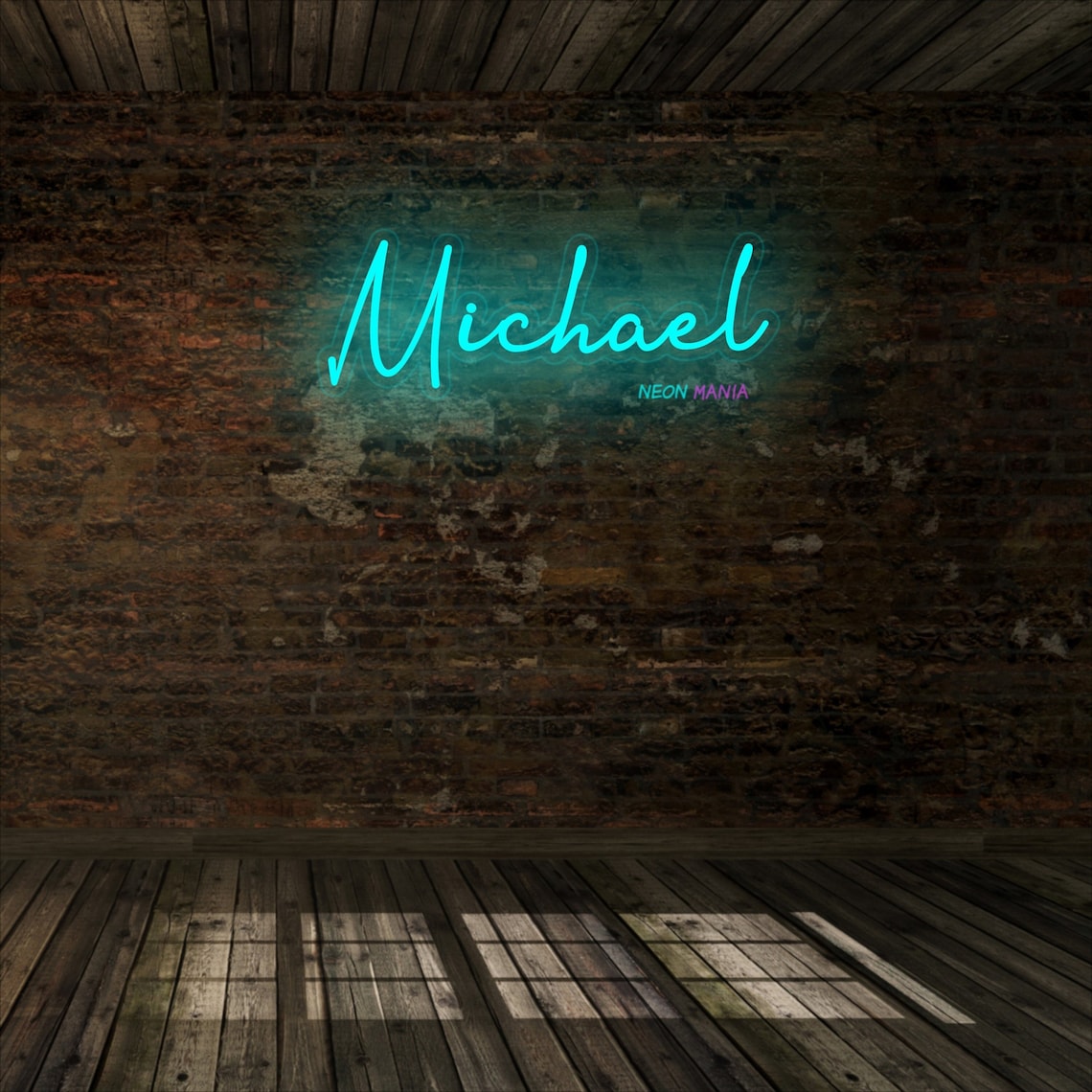 Michael Name Neon Sign Michael Led Neon Sign Custom Name | Etsy
