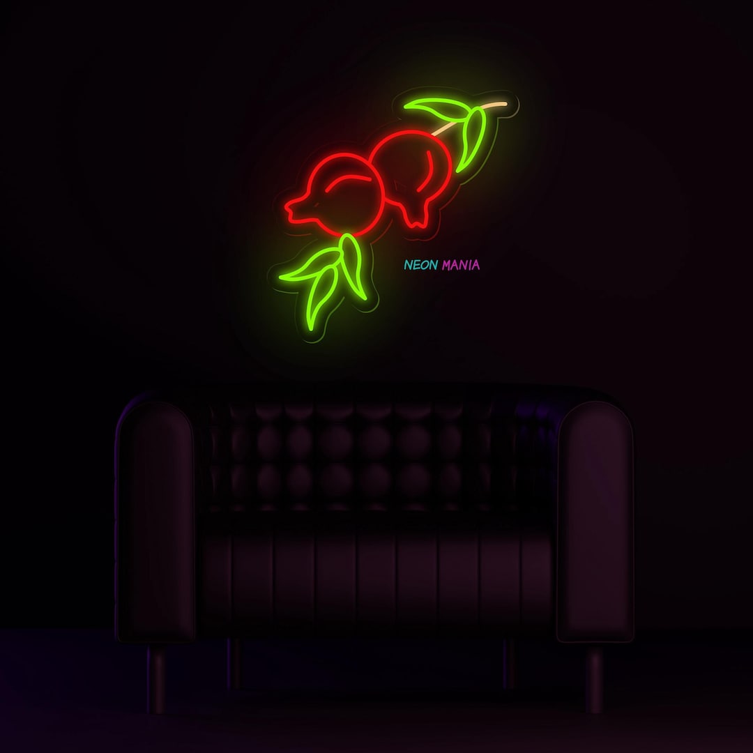 LED Neon Pomegranate Light Sign - Perfect Addition for Home Decor and ...