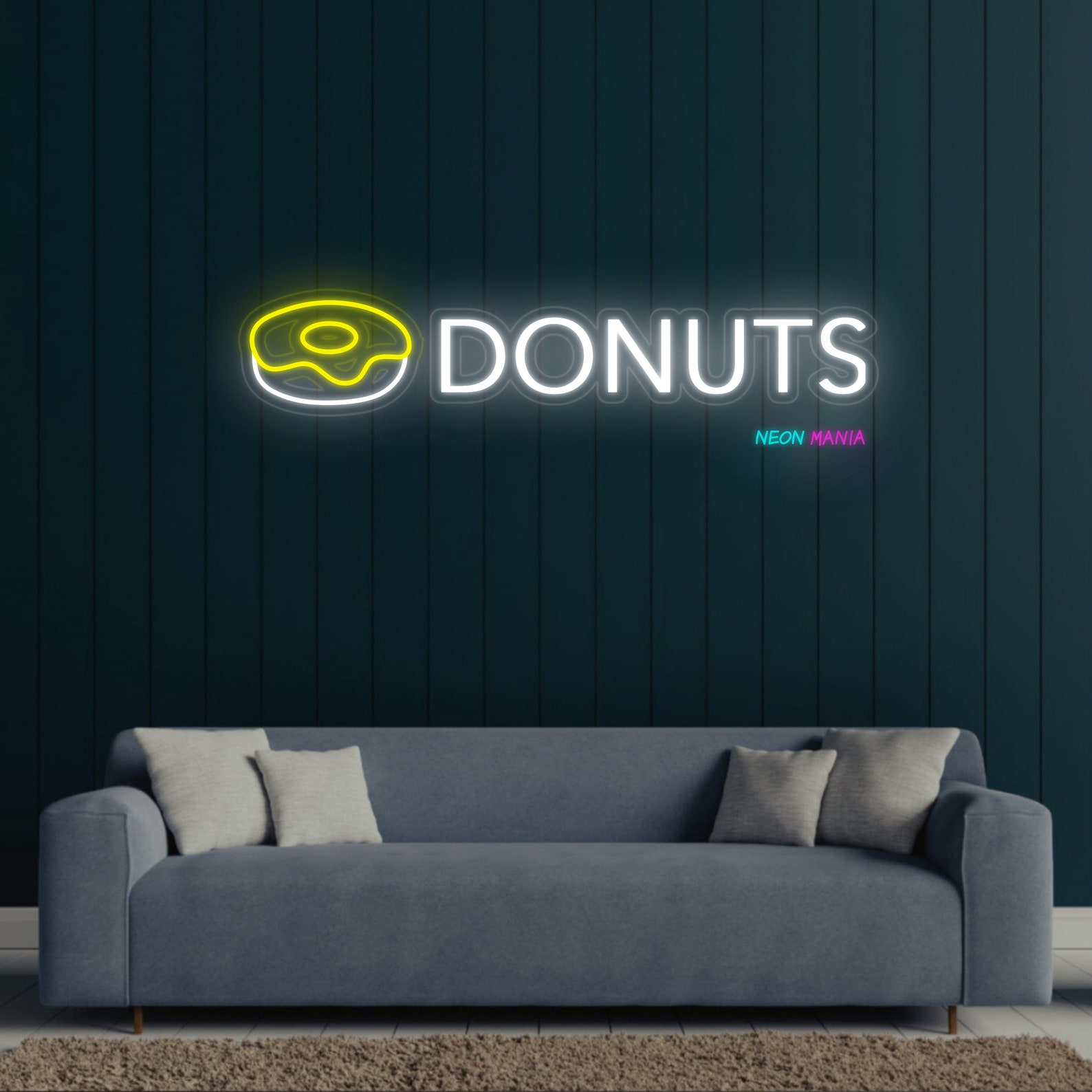 Donuts Neon Sign, Sweet Neon Light, Bakery Led Light, Custom Donut Led ...