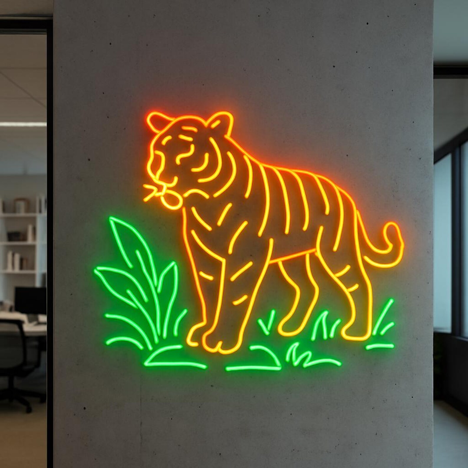 Animal Protection Neon Sign. Biodiversity Led Sign. Offices of Animal ...