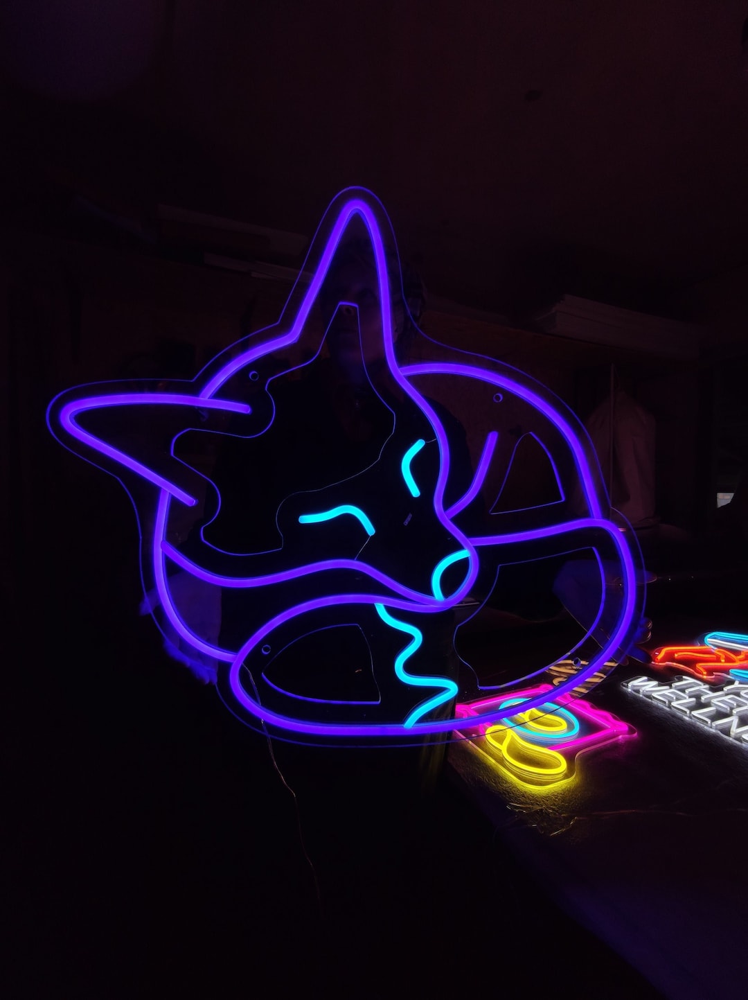 Fox Neon Sign, Sleeping Fox Light up Sign, Animal Led Light, Animal ...