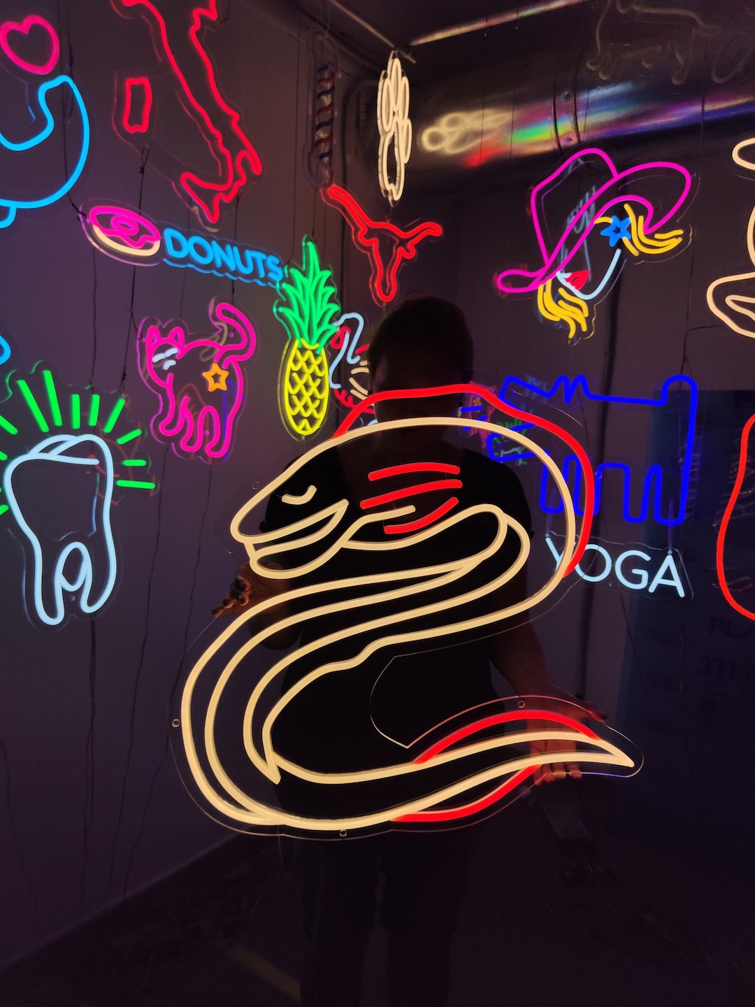 Moray Eel Neon Sign, Custom Fish Led Light Sign, Seaworld Animal Led ...