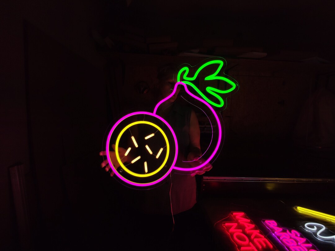 Passion Fruit Neon Sign, Exotic Fruit Neon Light for Kitchen Decor ...