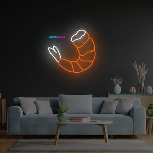 Shrimp Neon Sign: Light up Your Seafood Restaurant - Etsy