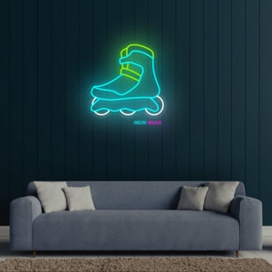 Roller Skate Neon Sign: the Perfect Sign for Roller Rinks - Etsy